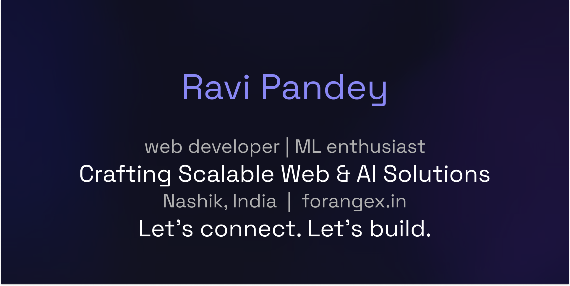 Ravi Pandey • Software Engineer | Full-Stack Developer | Freelance SDE ...